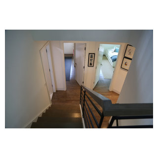 A 60's Split-Level Modern Transformation - Modern - Staircase - Chicago ...