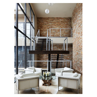 Alexander Modern Homes Project AMH-A : Modern Sitting Area With Stair ...