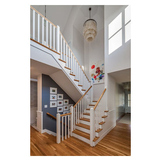 Angels Welcome - Staircase - Custom Home in Falmouth, Cape Cod, MA ...