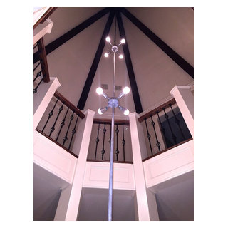 Back Stair in Turret - Staircase - New York - by David Lawrence Brown ...