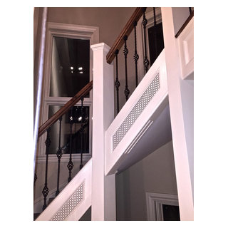 Back Stair in Turret with hidden heating - Staircase - New York - by ...