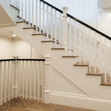 75 Farmhouse Wood Railing Staircase Ideas You'll Love - January, 2025 ...