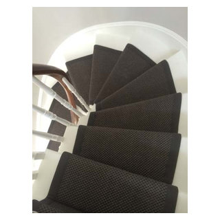 Black Stair Runner - Traditional - Staircase - London - by The Flooring ...