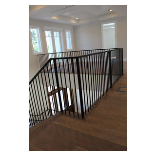 Black Steel Balustrade - Transitional - Staircase - Other - by ...