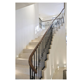 Black Walnut Handrail - Modern - Staircase - Other - by Haldane UK | Houzz