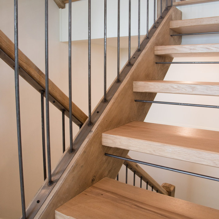 75 Beautiful Staircase with Open Risers Ideas and Designs - June 2025 ...