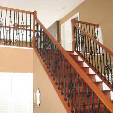 Stair Railing Knee Wall - Photos & Ideas | Houzz