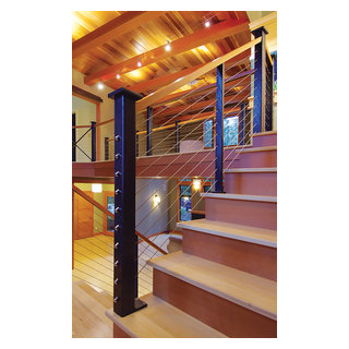 Cable Railing - Contemporary - Staircase - Dallas - by King ...