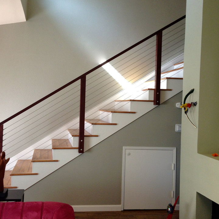 Cable Stair Railing - Photos & Ideas | Houzz