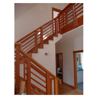 Cape House - Contemporary - Staircase - Boston - by EvB Design | Houzz