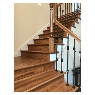 Capes stair project - Traditional - Staircase - Denver - by Aberle ...