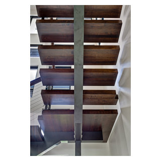 Center Stringer Stair - Modern - Staircase - Miami - by Feil Inc. Wood ...