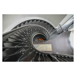 Century Stair Plan/Ceiling Views - Eclectic - Staircase - DC Metro - by ...