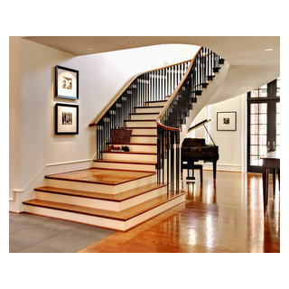 Chancellor's Residence, NC State University - Transitional - Staircase ...
