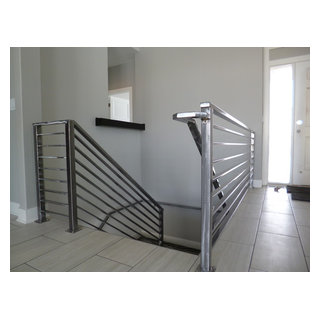 CLEAR COATED COLD STEEL WITH DECORATIVE GRIND - Contemporary ...