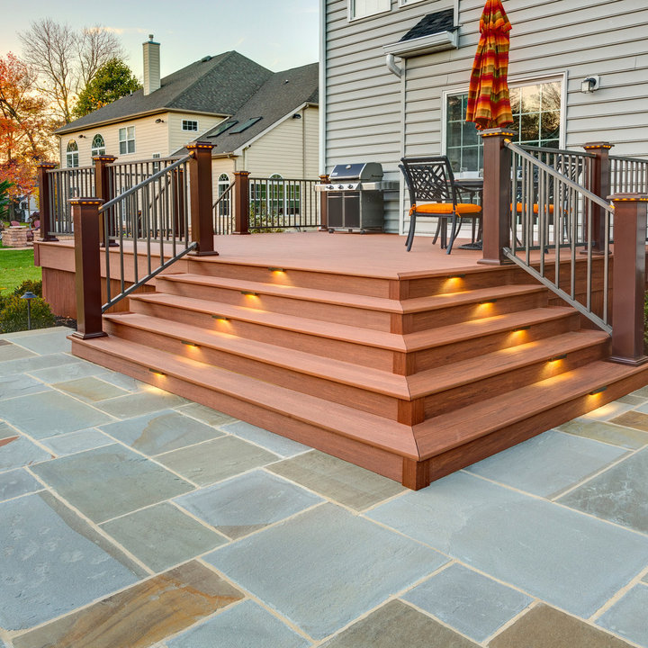 Composite Deck Stairs - Photos & Ideas | Houzz