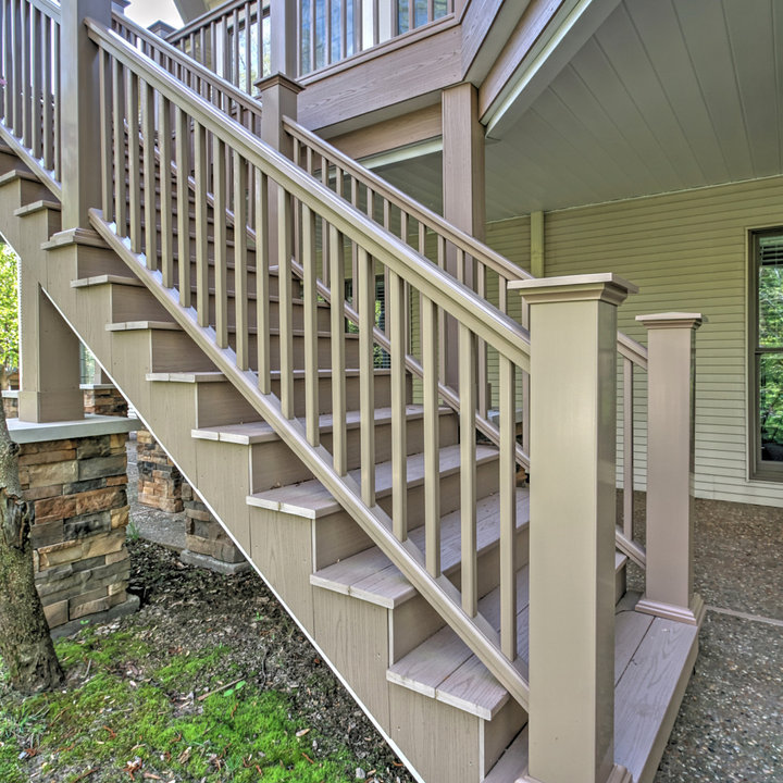 Composite Deck Stairs - Photos & Ideas | Houzz