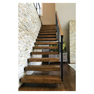Concealed Cantilever Stairs - Shelton, CT - Minimalistisch - Treppen ...
