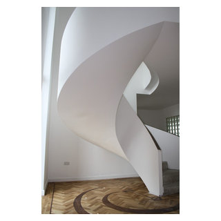 Concrete Spiral Stairs - Современный - Лестница - Другое - от эксперта ...