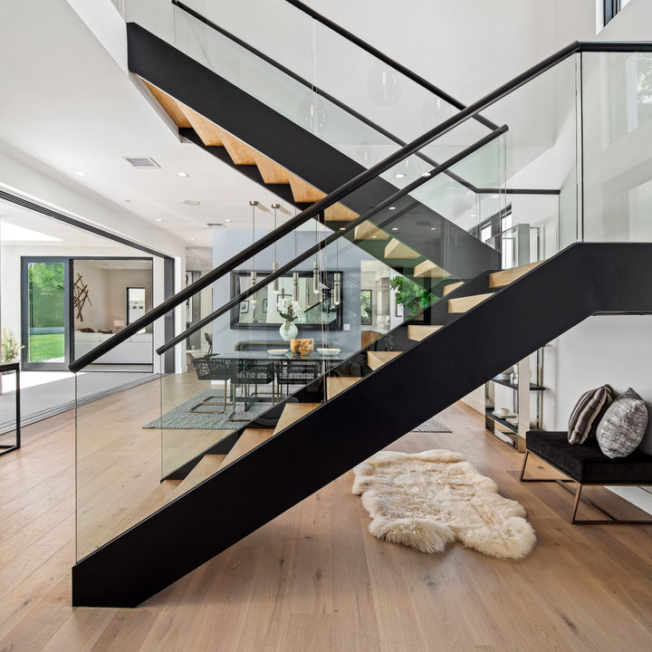 75 Beautiful Staircase with Open Risers Ideas and Designs - June 2025 ...