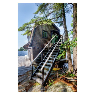 Coopers Point - Rustic - Staircase - Toronto - by Tamarack North | Houzz