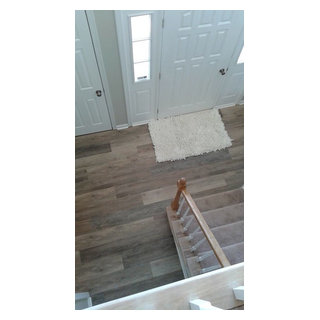 Coretec Plus Blackstone Oak - Traditional - Staircase - Philadelphia ...