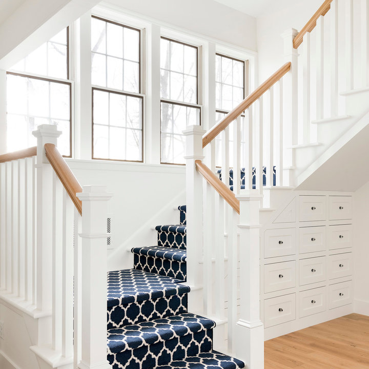 75 Beautiful U-shaped Staircase Ideas and Designs - February 2025 ...
