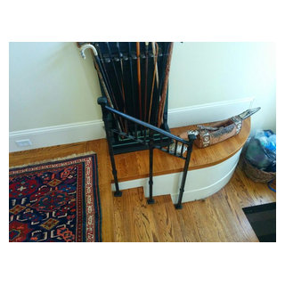 Craftsman Style Hand Rail with Traditional Mortise and Tenon Joinery ...