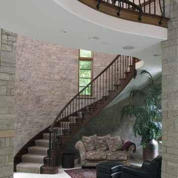 Curved Iron Railing - Photos & Ideas | Houzz