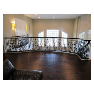 Curved Stair w/ Tuscany Railing Panels- Merritt Island- Tracy Res ...