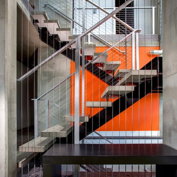 Floating Concrete Stairs - Photos & Ideas | Houzz