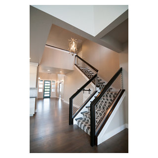 Custom Features - Contemporary - Staircase - Boise - by Equity ...