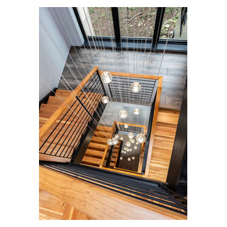 Custom Home - Staircase - Contemporary - Staircase - Milwaukee - by ...