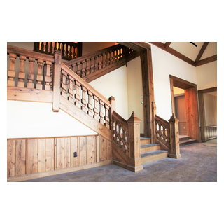 Custom Millwork featuring Salvaged Antique Oak, Inspired by French ...
