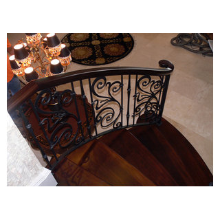 Custom Railings - Rustic - Staircase - Orange County - by RDS ...
