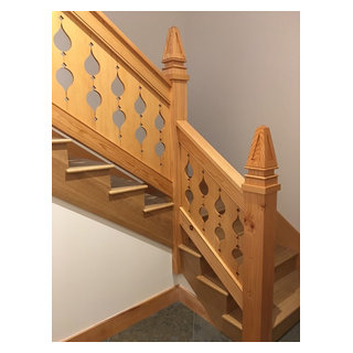 Custom stair rail - Scandinavian - Staircase - Albuquerque - by Ian ...
