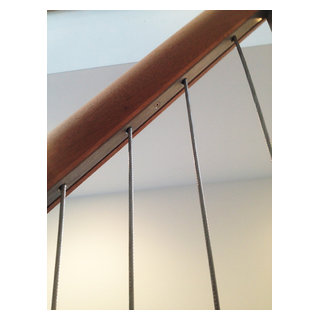 Custom Vertical Cable Railing System in Cambridge, MA - Contemporary ...
