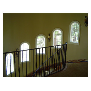 Dramatic Staircase in Turret - Traditional - Staircase - Denver - by ...