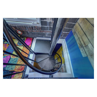 Eclectic Church Renovation - Eclectic - Staircase - Indianapolis - by ...