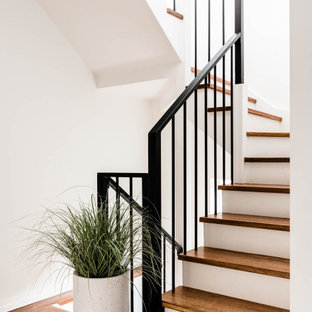 75 Beautiful Scandinavian Staircase Ideas & Designs - August 2021 ...