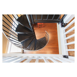 Extended Family Garage Conversion - Contemporary - Staircase - Portland ...