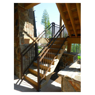 Exterior Deck & Stair Railing - Rustic - Staircase - Other - by Vigil ...