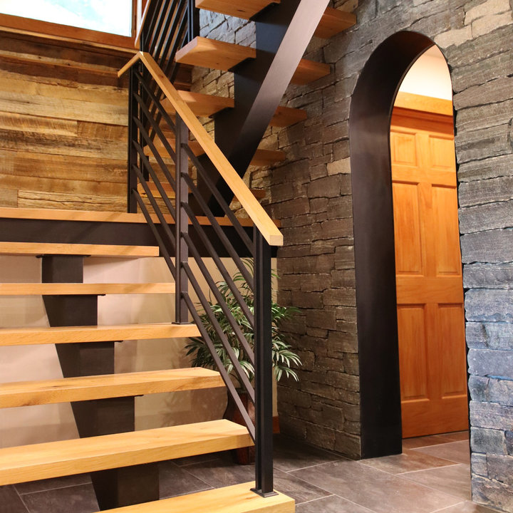 Flat Bar Rail - Photos & Ideas | Houzz