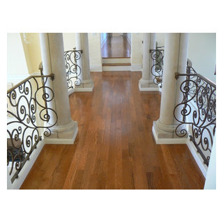 French Country Home Railing - Mediterranean - Staircase - Boston - by ...