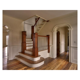 Front Entrance - Traditional - Staircase - Bridgeport - by Avonridge ...