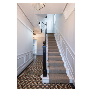 Full refurbishment on Trinity Road, London - Traditional - Staircase ...