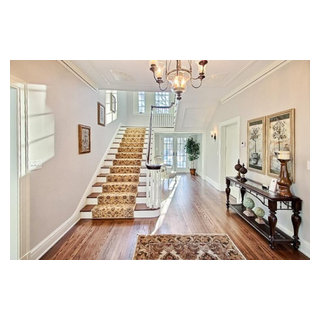 Georgian colonial Restoration - Traditional - Staircase - Cleveland ...