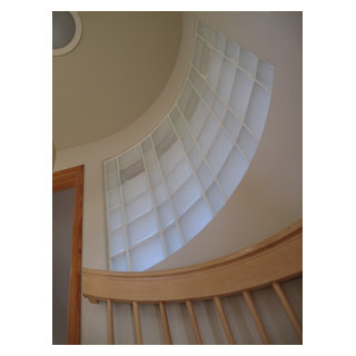Glass block wall - Asian - Staircase - San Francisco - by Tali Hardonag ...