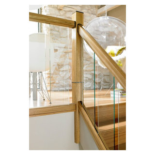 Glass Stair Parts - Modern - Staircase - by Blueprint Joinery | Houzz UK