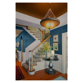 Glenview - An Unconventional Classic - Transitional - Staircase - Chicago - by Lisa Wolfe Design ...